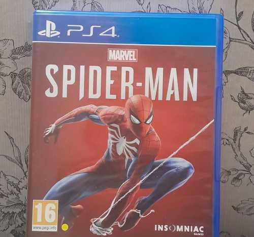 Marvel spider-man диск ps4