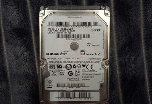 Samsung Жесткий диск 750 гб