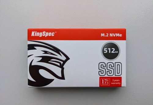 SSD M2 NVMe Kingspec NX-512GB. Новый
