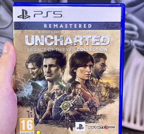 Диск ps5 Uncharted