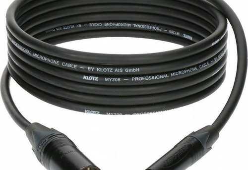 Микрофонный кабель Klotz M1MS1B0200 Jack — XLR