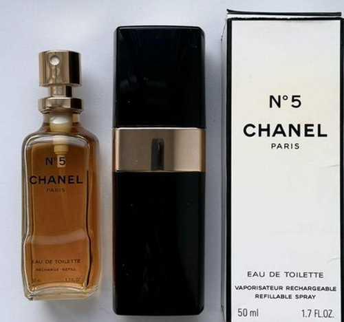 Chanel но 5 edt 50 мл винтаж 1980е