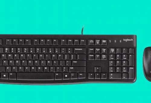 Клавиатура+мышь проводная Logitech Desktop MK120