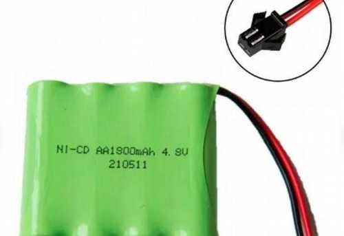 Аккумулятор Ni-Cd 4.8V 1800 mAh AA Flatpack разъем