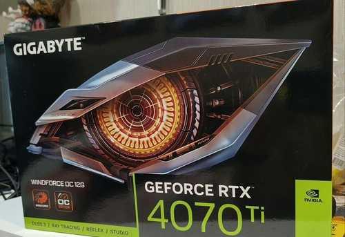 Видеокарта gigabyte nvidia RTX4070Ti windforce OC