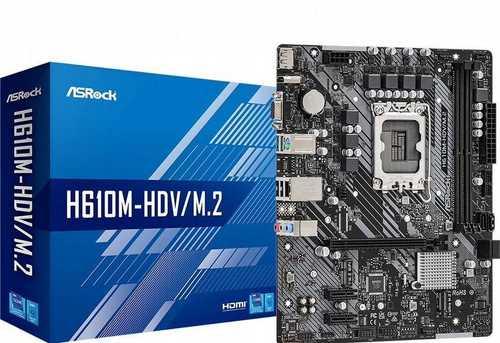 Материнская плата ASRock H610M-HDV/M.2, Socket 170