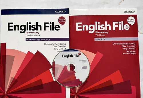 English file Elementary fourth edition новые