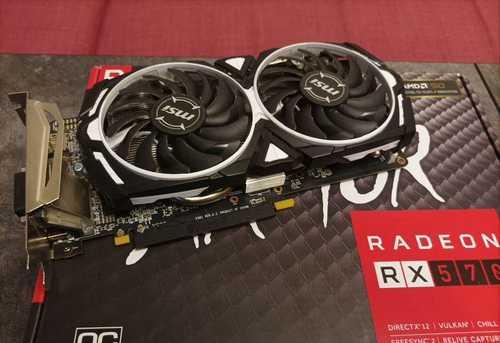 Видеокарта msi armor rx570 8gb