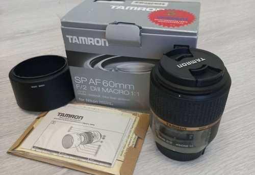 Объектив Tamron SP AF 60mm Di II для Nikon