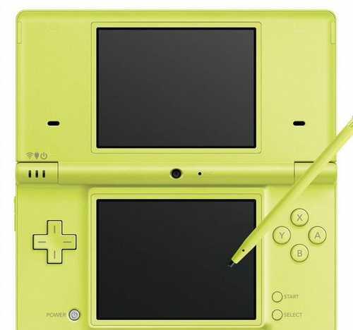 Nintendo DSi не прошитая, лаймовая