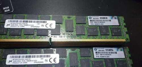 DDR3L ECC Registered 16Gb 1333MHz Micron