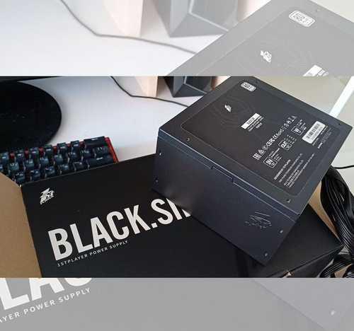 Блок питания 1stplayer black sir 600w