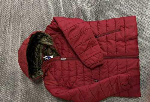 Красная демисезонная куртка, orby, 134-140рост