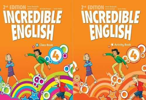 Incredible English 4 2ed учебник + тетрадь