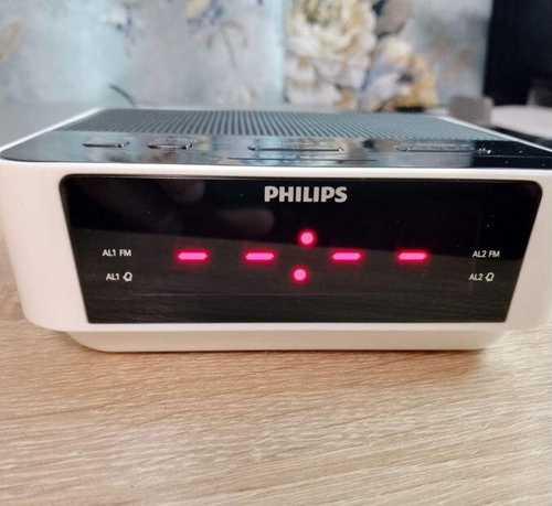 Радиобудильник philips AJ3115/12 бело-чёрный