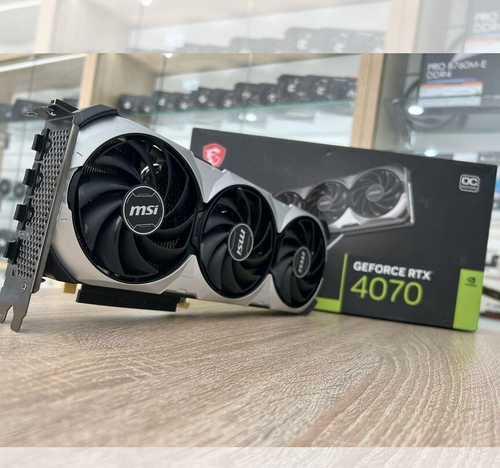 Видеокарта MSI RTX 4070 ventus 3X E 12G OC