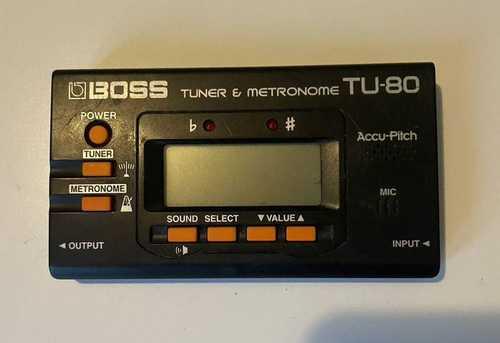 Boss tuner metronome TU-80