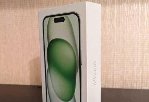 iPhone 15 256 Гб (2 nano-sim) Новый Green