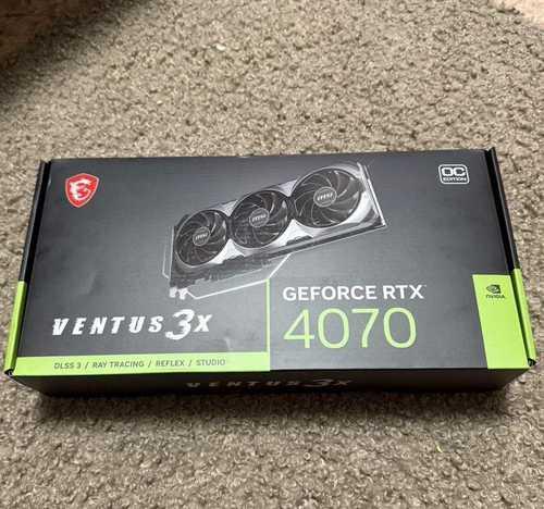 Видеокарта msi rtx 4070 ventus 3x OC 12gb