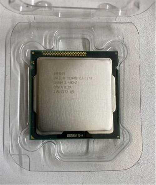 Процессор Xeon Е3-1270 soc 1155 4c/8t 3,4Ghz