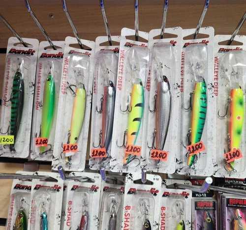 Воблеры Bandit Walleye Deep, B-Shad, Shallow