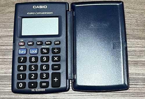 Калькулятор casio hl-820ver