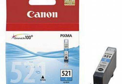 Картридж Canon CLI-521C голубой оригинальный