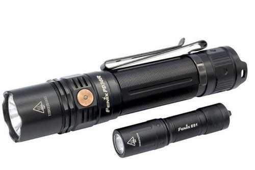 Набор Fenix PD36R LED Flashlight+E01 V2.0