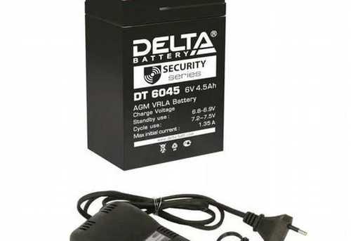Аккумулятор Delta DT 6045 AGM 6В 4.5Ач (6V 4,5Ah)
