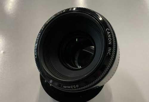 Портретный обьектив Canon EF 50mm 1:1.8 II