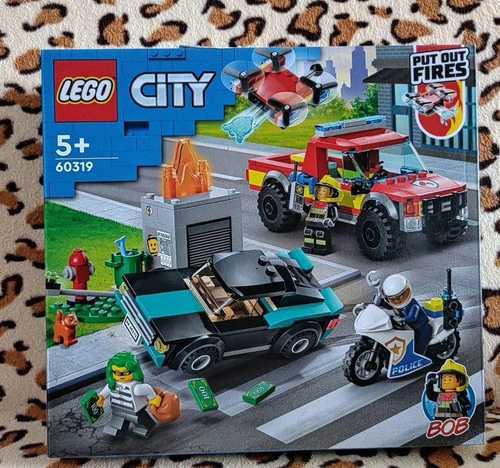 Lego city 60319 новый пожарная бригада