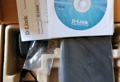 Коммутатор свитч HUB D-Link 5, 8 port DGS-1100-08