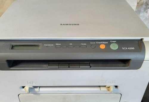 Лазерный принтер Samsung SCX-4200 (под ремонт)