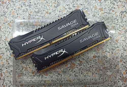 Hyper X Savage ddr4 4gb 2шт