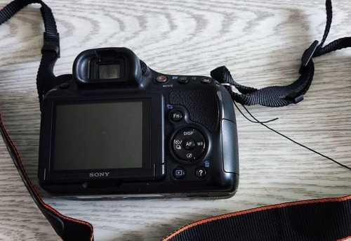 Фотоаппарат Sony a58 + вспышка и объективы