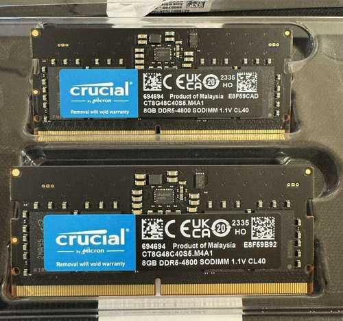 Оперативная память ddr5 16gb 4800 sodimm