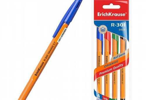 Ручка шариковая ErichKrause R-301 Orange Stick 0.7