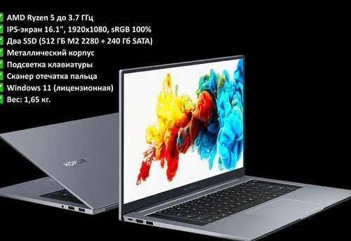 Новый премиум ноутбук Honor MagicBook Pro Ryzen 5