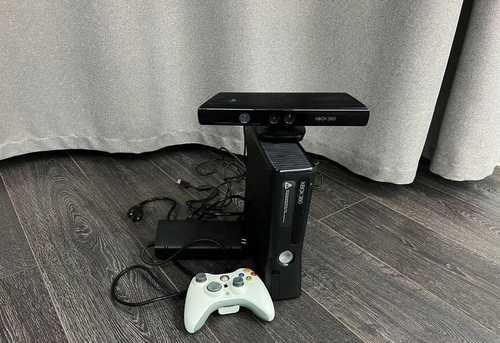 Xbox 360 slim прошитый freeboot + Kinect