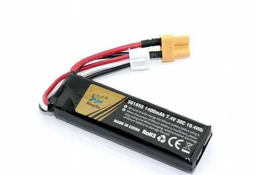 Аккумулятор Li-Pol 7.4v 501855 1400mah разъем XT30