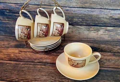 Чайный сервиз в прованском стиле шебби шик винтаж