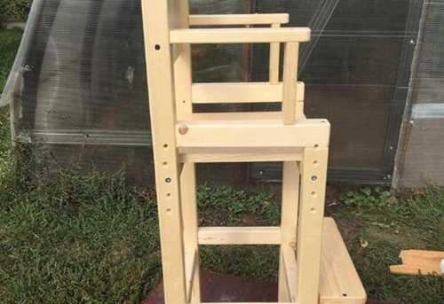 Детский растущий стул для взрослого стола