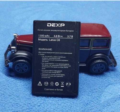 Dexp Larus C6. Аккумулятор. Оригинал. Новый