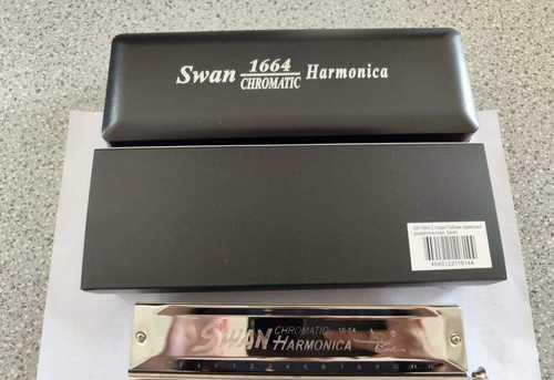 SW1664 C-major Губная гармошка хроматическая, Swan