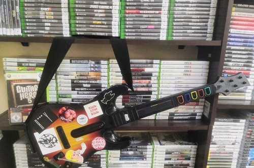 Guitar hero 5 + гитара Xbox 360