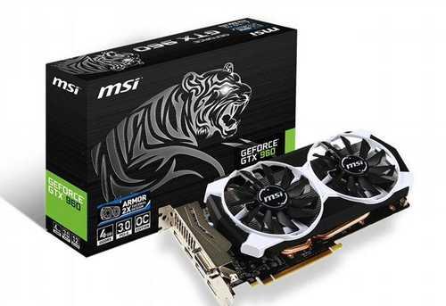 Б/У Видеокарта MSI GeForce GTX 960 4Gb 4GD5T OC