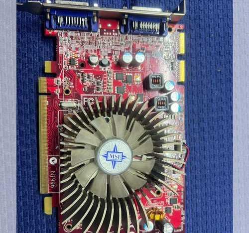 Видеокарта PCI-E Radeon HD4670 MSI R4670-2D512/D3