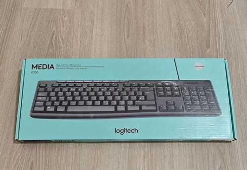 Новая клавиатура Logitech Media K200