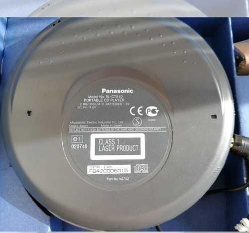 Cd плеер panasonic