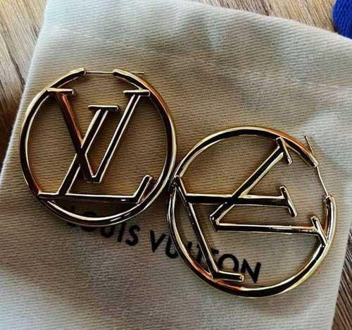 Серьги Louis Vuitton